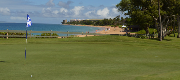 Island Golf - side of Fryes